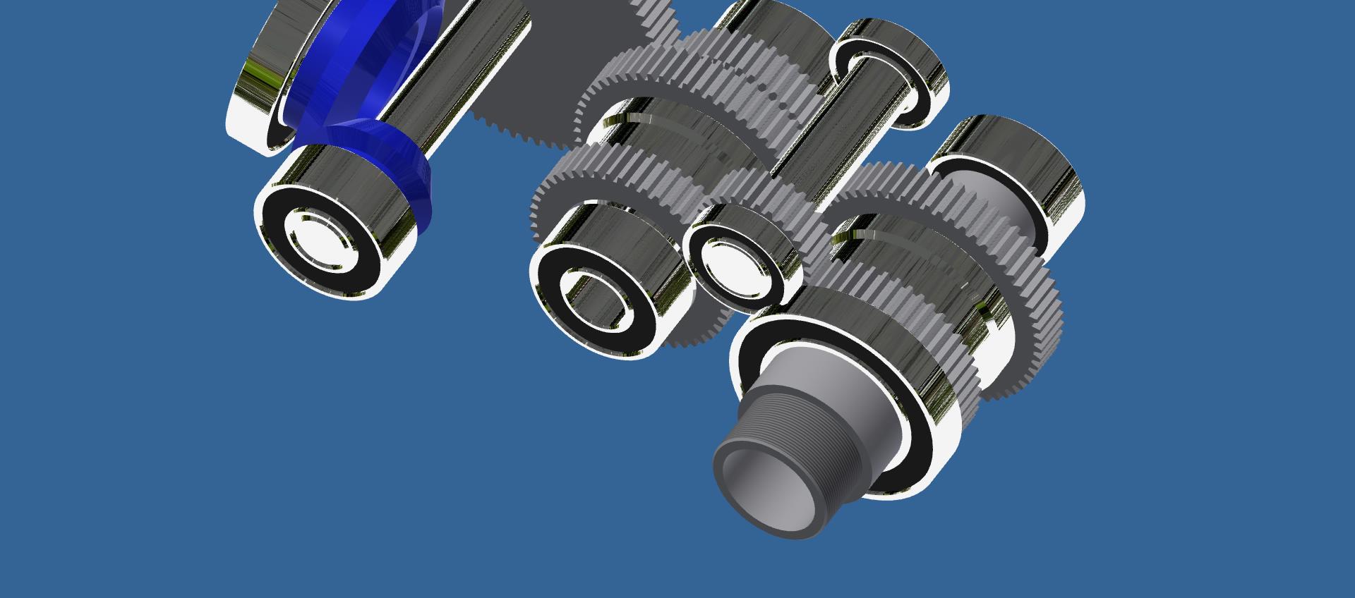 Undirectional Gear Box - Redtail Design